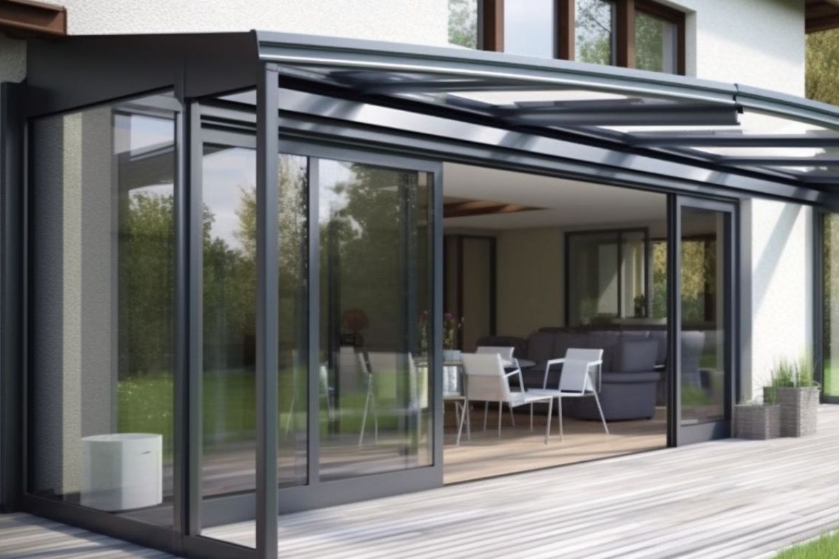 Véranda rétractable : matériaux, options et prix - monEquerre.fr