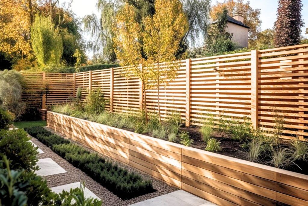 10 idées de clôture en bois originale - monEquerre.fr