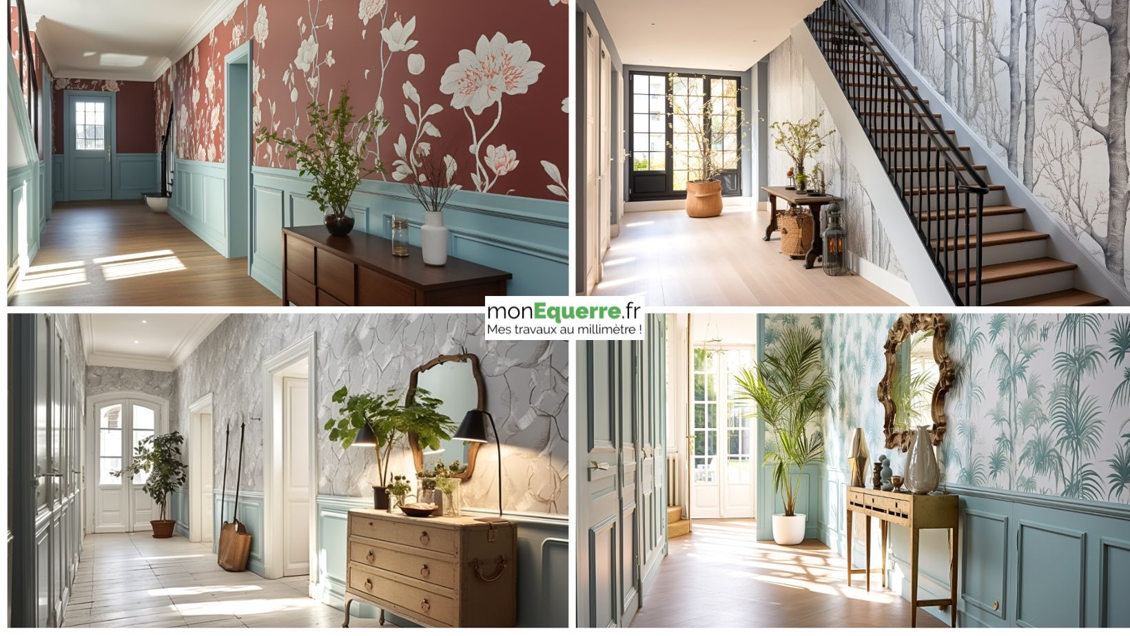 Idées de peinture pour un couloir : 34 photos inspirantes - monEquerre.fr