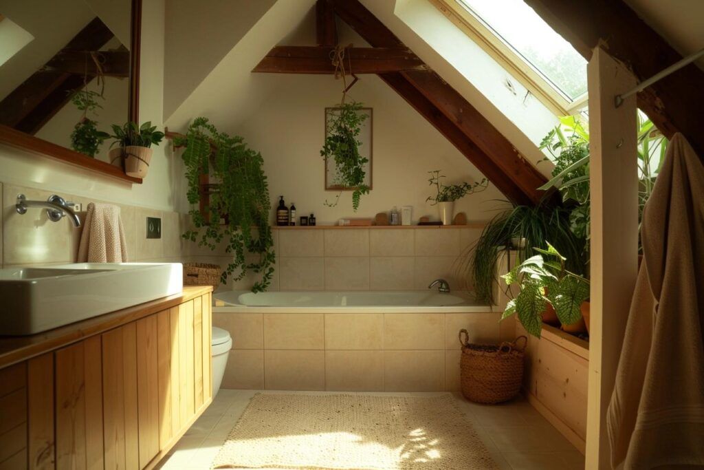 Créer une salle de bains sous les combles : les défis et les solutions ...